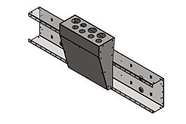 Blendtron Power Products ATR-AIO Angled Tray Assembly For Midnite Solar ...
