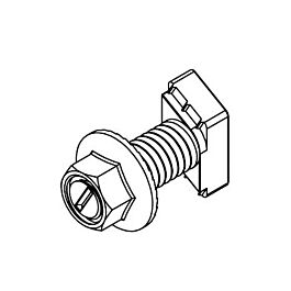 IronRidge BHW-TB-03-A1 T-Bolt Bonding Hardware | NAZ Solar Electric