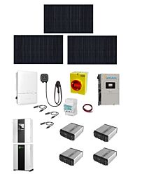 10.08kW EV Solar+Battery Charging System Supports | NAZ Solar Electric