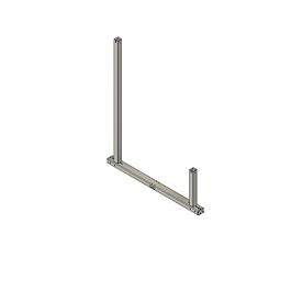 IntegraRack 45° Universal Ground mount frame IR-45 BallastRack Racking ...