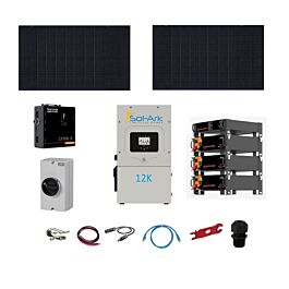 Hybrid Off-Grid / Grid-Tie Solar Kit - 7.12kW of Canadian Solar, 12kW ...