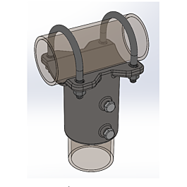 Tamarack Solar 90682 Ground Mount Parts 2-inch T-Fitting | NAZ Solar ...