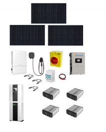 9.6kW EV Solar+Battery Charging System Supports | NAZ Solar Electric