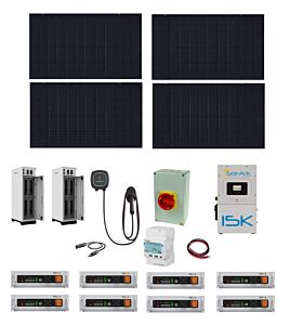 13.4kW EV Solar+Battery Charging System Supports, 13.4kW of REC Solar ...