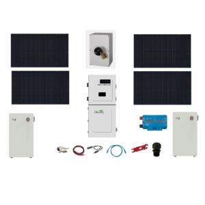 Hybrid Off-Grid / Grid-Tie Solar Kit - NAZ-Midnite Power FLO-AIO-002 ...