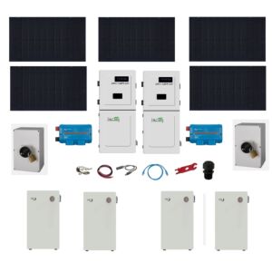 Hybrid Off-Grid / Grid-Tie Solar Kit - NAZ-Midnite Power FLO-AIO-006 ...