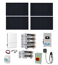 13.4kW EV Solar+Battery Charging System Supports, 13.4kW of REC Solar ...