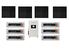 Hybrid Off-Grid / Grid-Tie Solar Kit - 13.4kW of REC Solar, 15kW Sol ...