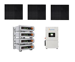 Hybrid Off-Grid / Grid-Tie Solar Kit - 9.6kW of REC Solar, 15kW Sol-Ark ...