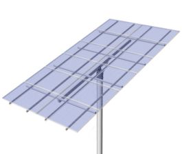 Universal Top of Pole Mount Twelve Solar Modules | NAZ Solar Electric